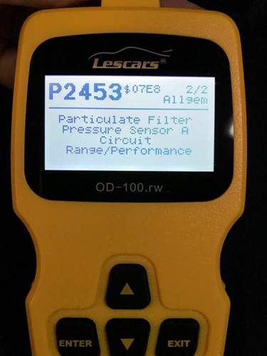 P2463 Differenzdrucksensor getauscht, Fehler bleibt....