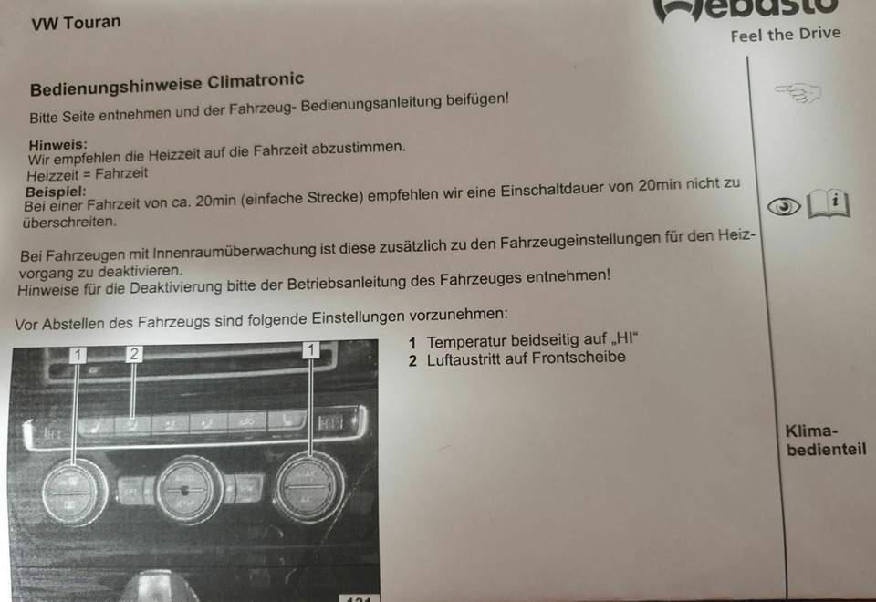Webasto Standheizung Bedienungsanleitung Pdf