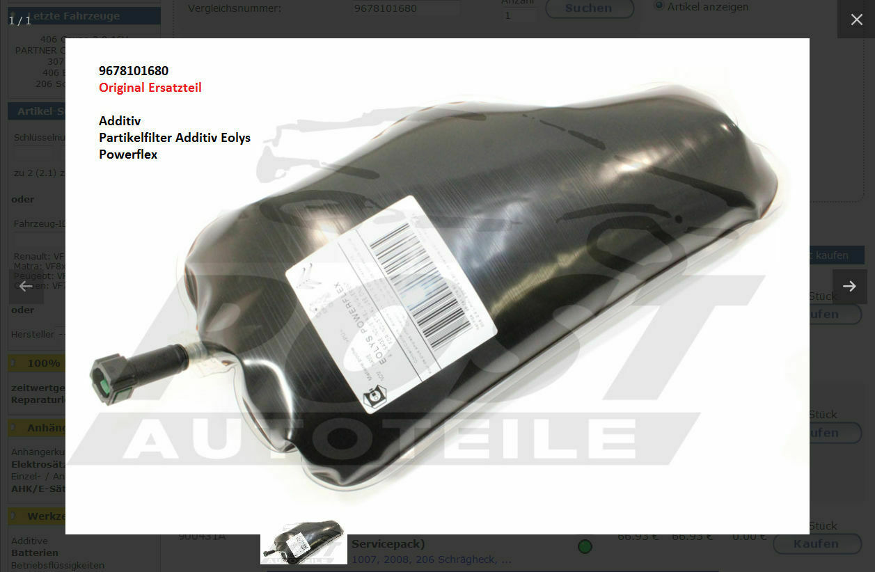 Auffüllen Additiv - Startseite Forum Auto Peugeot 4er, 5er, 6er Forum