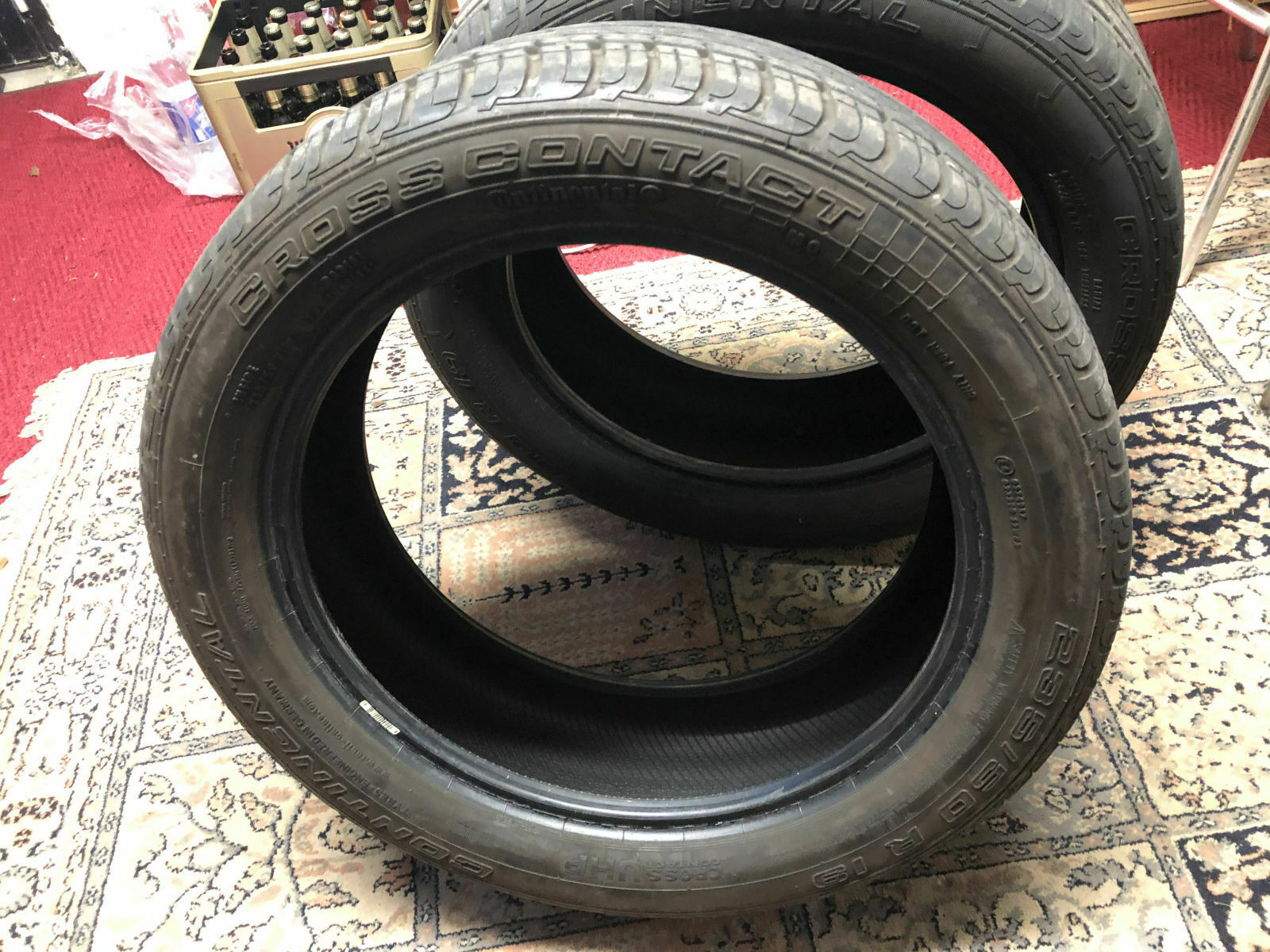 4x Glk Sommerreifen Continental 235 50 R19 99v 255 45 R19 100v Biete