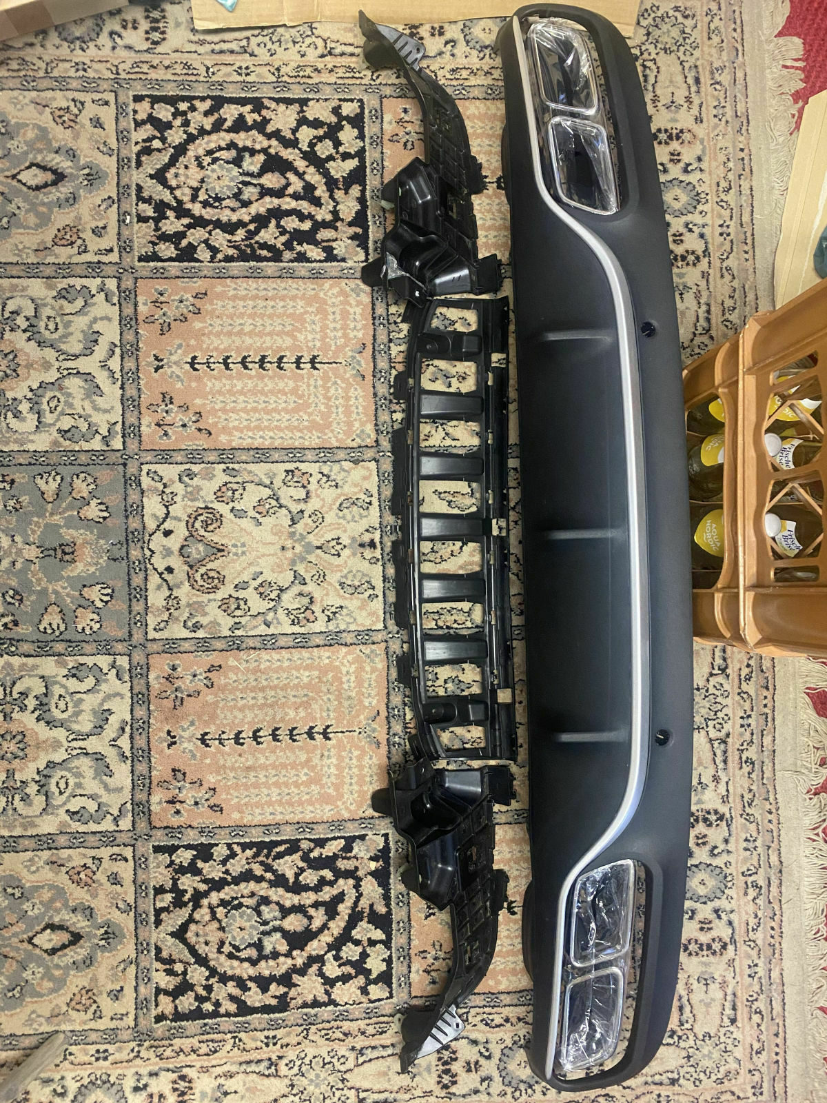 W205 C Klasse Coupe / Cabrio Mopf A205 AMG Diffusor nur für AMG Line ...