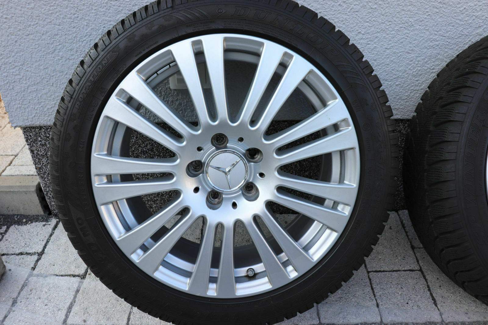 Winterräder für Mercedes Cabrio A207 Dunlop 17 Zöller mit RDK ...