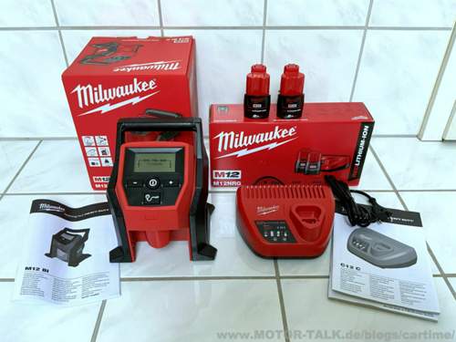 Milwaukee - Akku-Kompressor im Test : CarTime