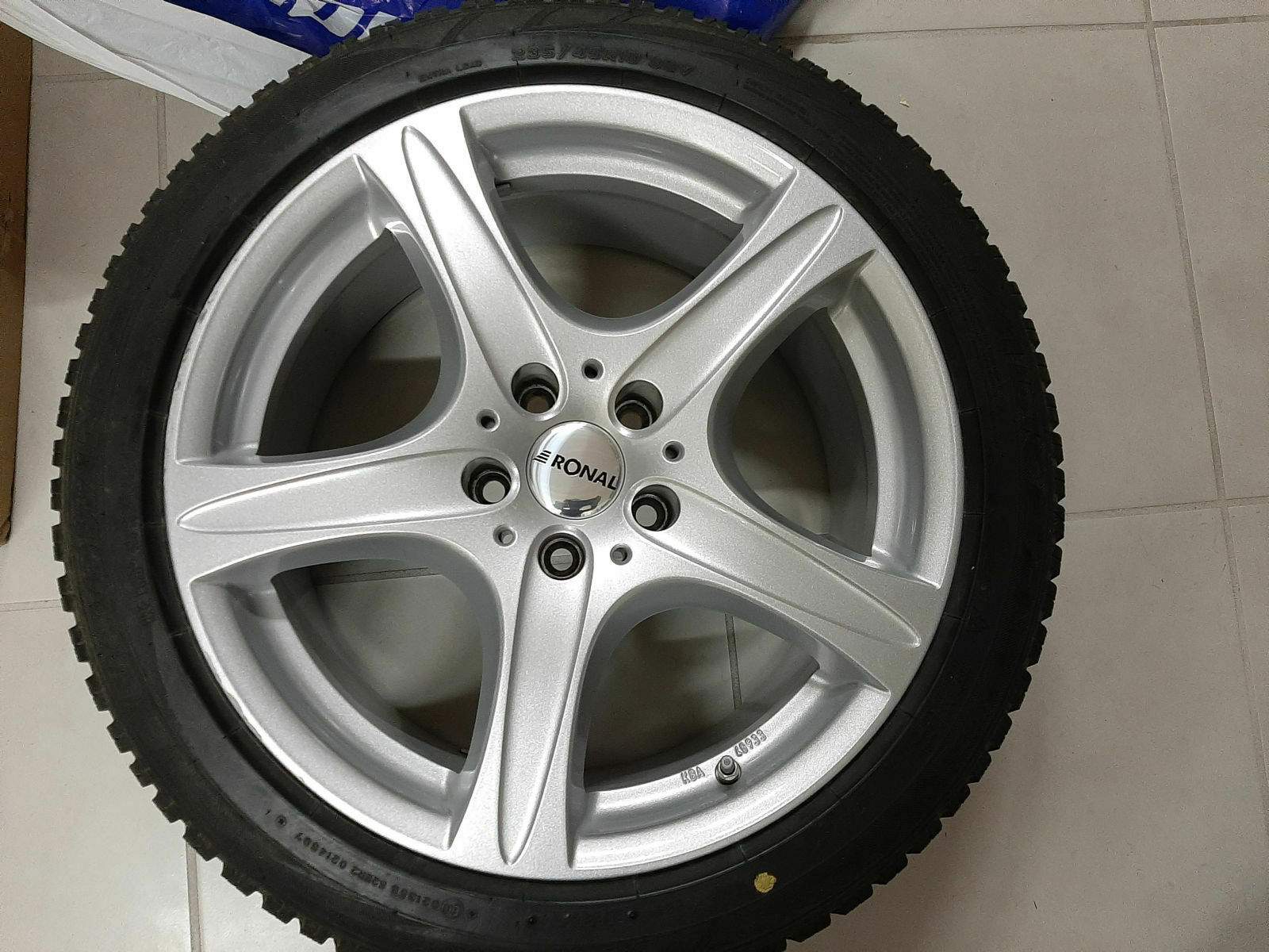 Tesla Model 3 Winterräder Kompletträder RONAL R55 Winterreifen 18 Zoll ...