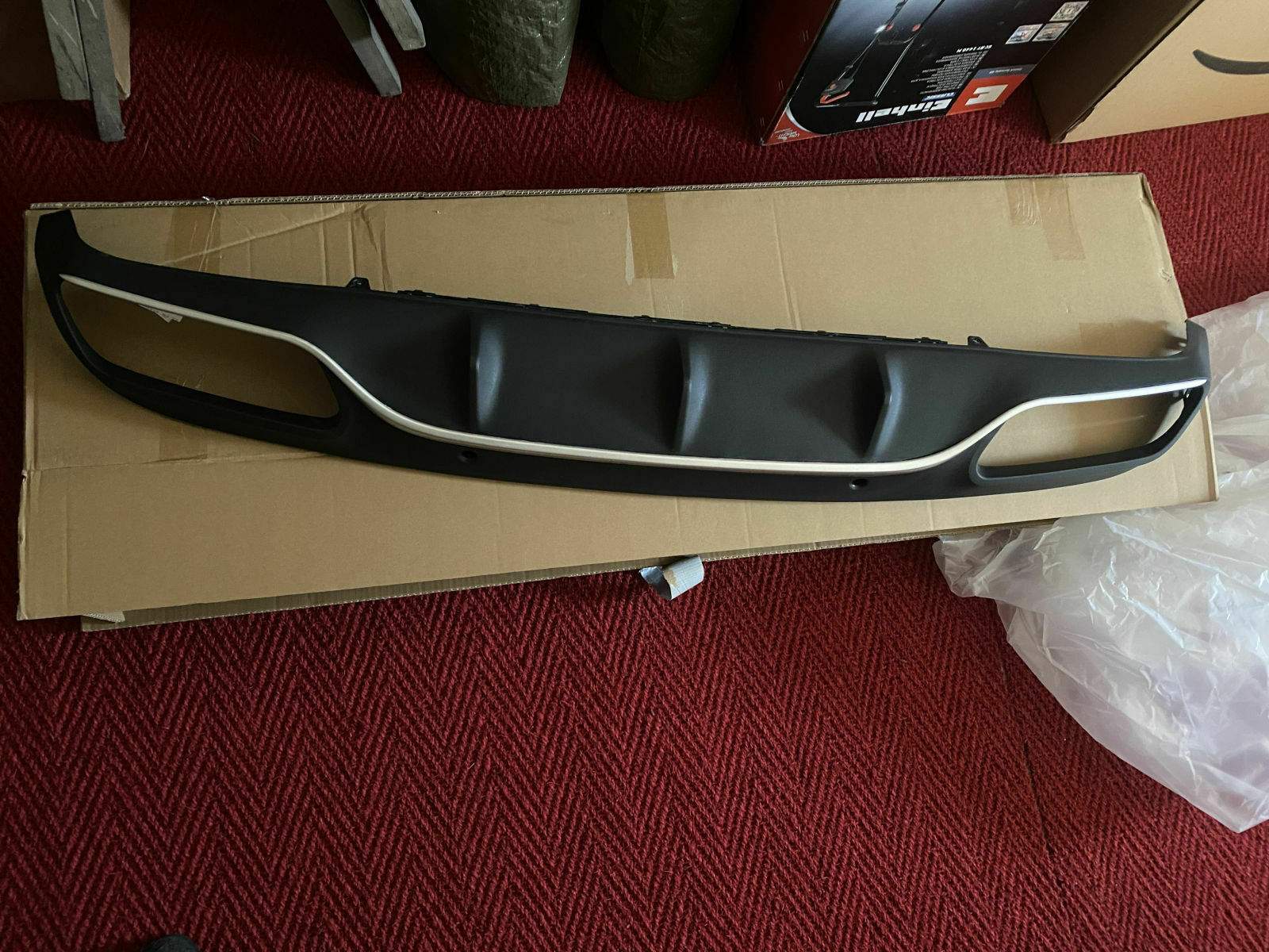 W205 C Klasse Coupe / Cabrio Mopf A205 AMG Diffusor nur für AMG und ...