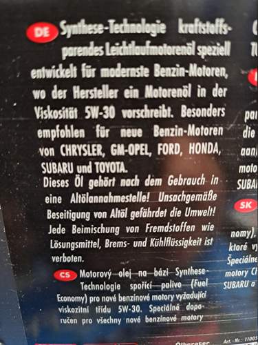 dexos1gen 2/ dexos1 gen 3 - Startseite Forum Auto Opel Astra, Casc...