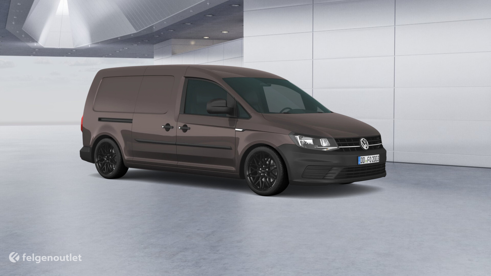 Dotz-suzuka-black-felgen_vw-caddy-iv-max : Caddy mit 18 Zoll Alufelgen ...