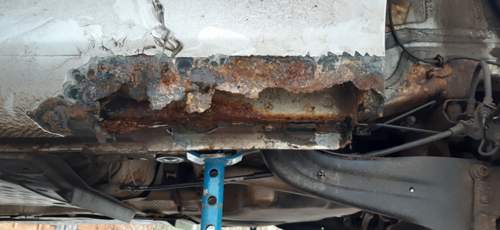 Golf 5 Schweller durchgerostet Rost-Rost-Rost - Seit...