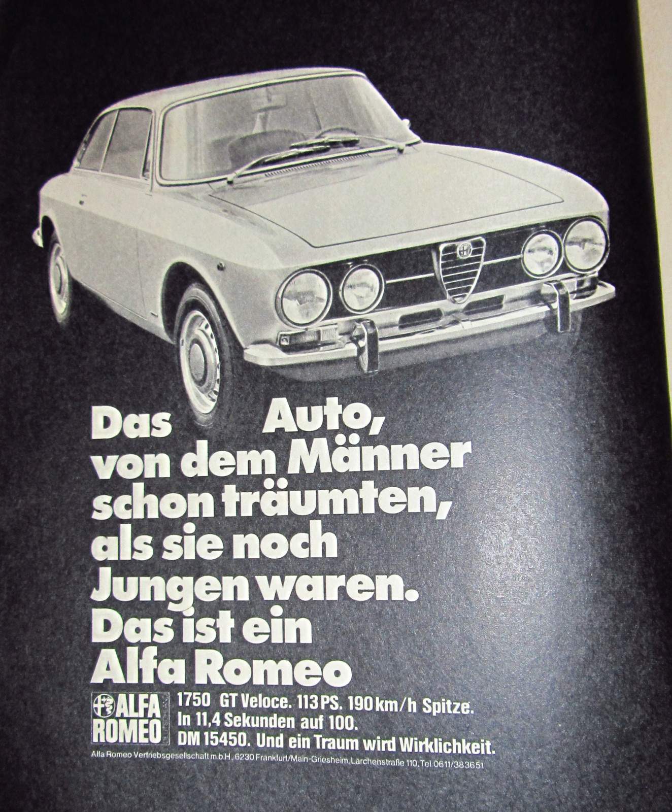 Autowerbung : Autowerbung damals (und ein bisschen heute) : Topic: Off ...