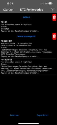 Displaymeldung Rot Batterie P0620 - Startseite Forum Auto Mercedes ...