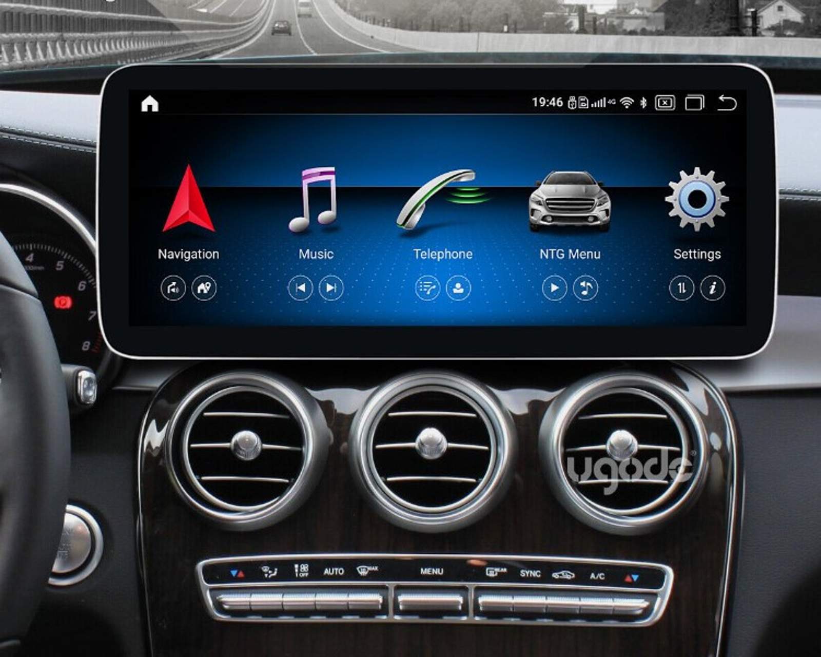 Android CarPlay Autoradio Mercedes GLC : 12.3" Android 11 Autoradio GLC ...