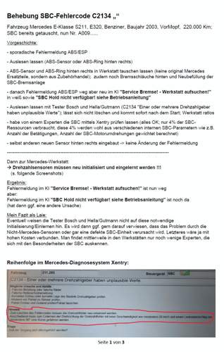 S211 zeigt eigenartiges Verhalten - Seite 3 - Hallo ...