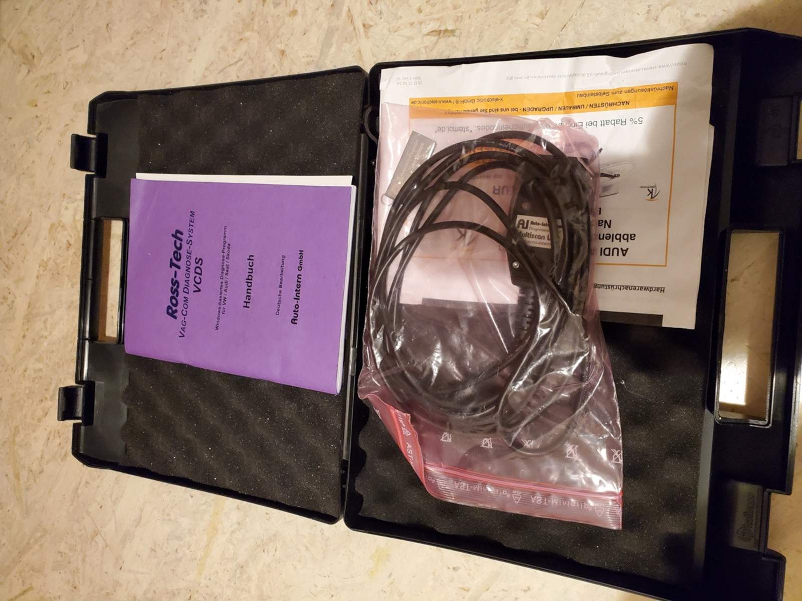 VCDS Rosstech Diagnosekoffer Original VAG Konzern : Biete