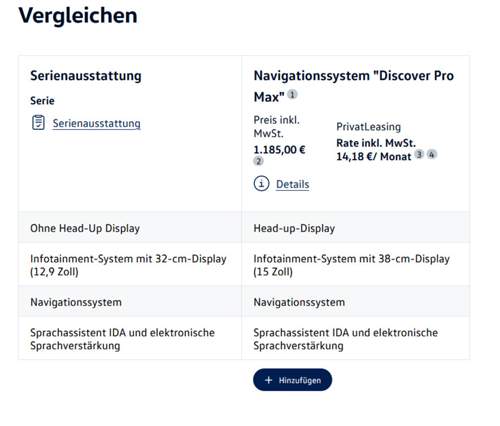 Discover Pro Max vs. Standard - Startseite Forum Auto Volkswagen Pa...