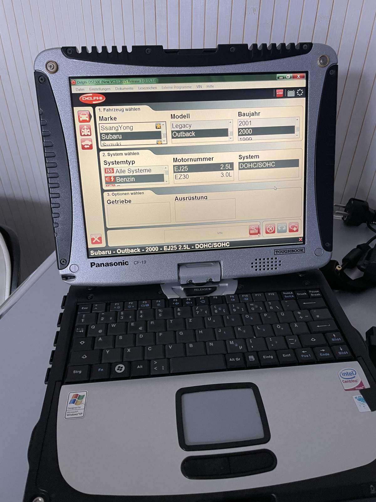 Auto Diagnose DS150e Würth Wow Panasonic CF-19 Laptop, Toughbook : Biete