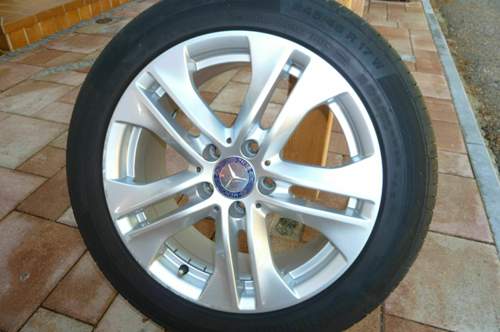 4 LM Felgen 17" Mercedes E-Klasse & Conti Sommer A2124010902 : Biete