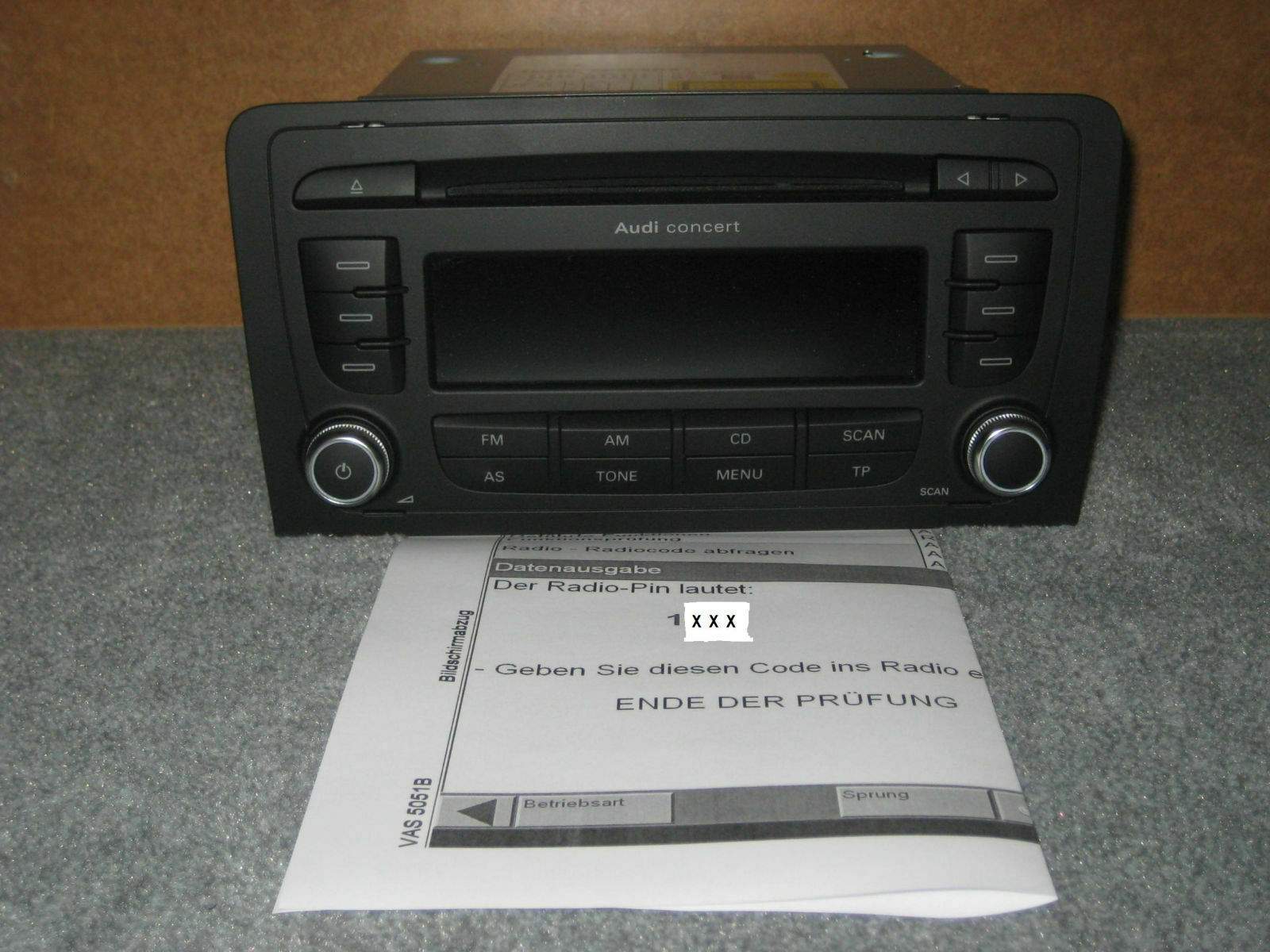 Audi A3 8P – Radio Concert, CD, MP3, wie neu, Mj. 2011 : Biete