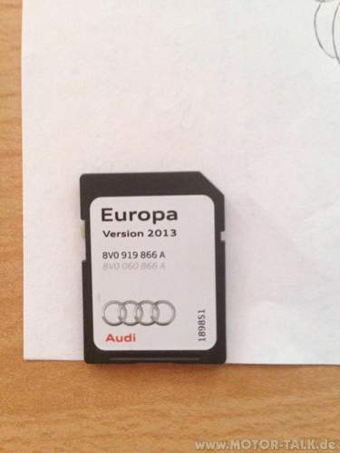 Audi Kartenupdate Sd Karte