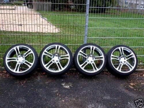 Audi R8 Design 19" Chromfelgen (VW, Audi, Skoda) Kompletträder : Biete