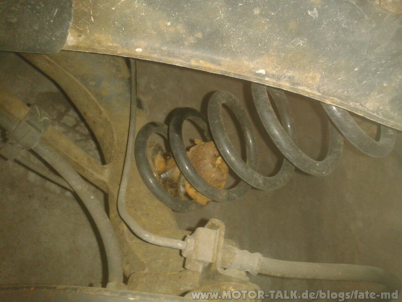 Austausch der Federn und Federteller Hinterachse A-Klasse W168 : fate_md