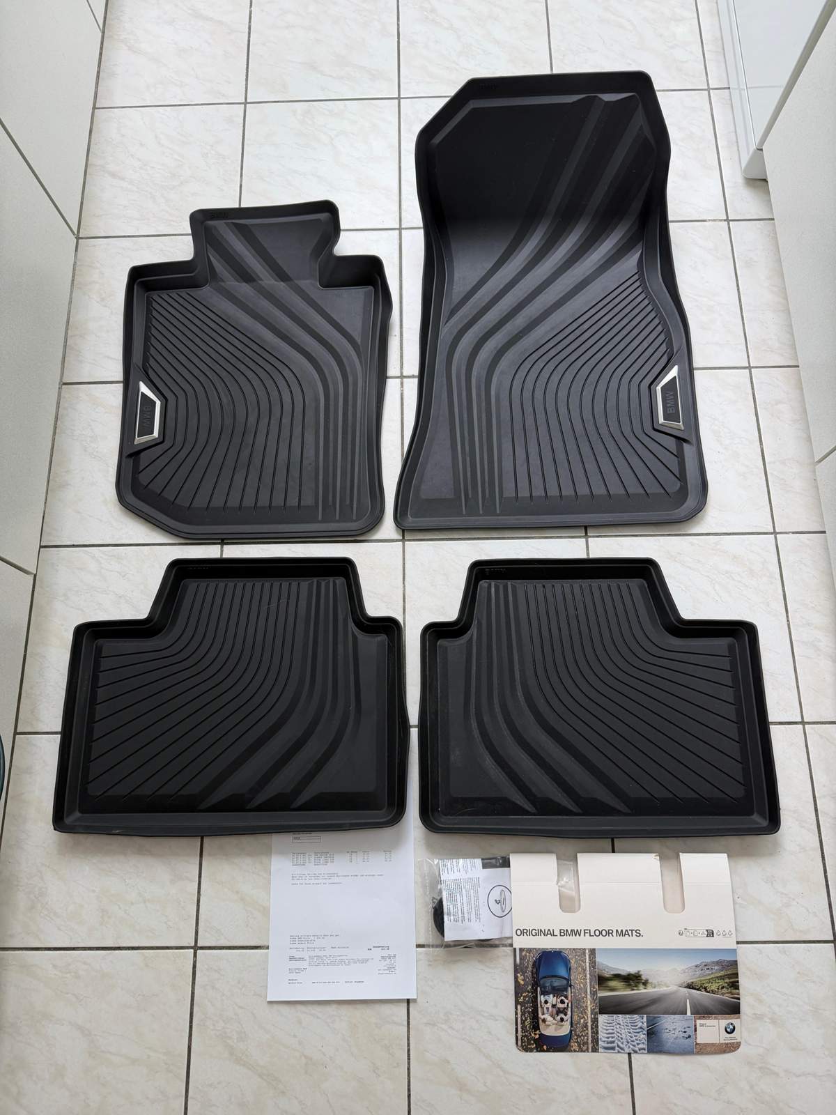 BMW Floor Liner Fußmatten vorn & hinten (G20, G21, G28, G80, G81, G22 ...