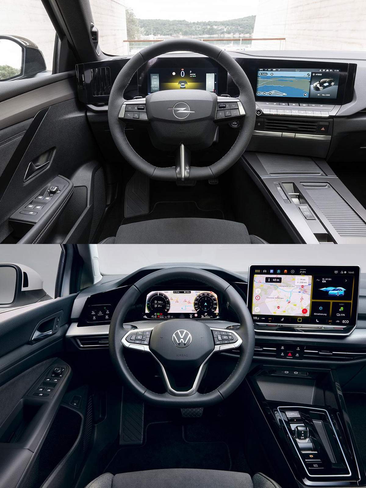 Opel Astra vs. VW Golf Hybrid: Das leiser werdende Duell : MOTOR-TALK