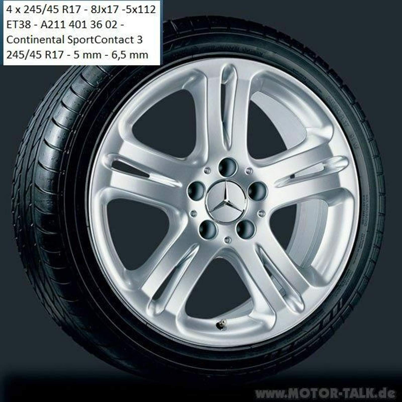 Original Mercedes Benz W211 17 Zoll Avantgarde Alufelgen Sommer : Biete