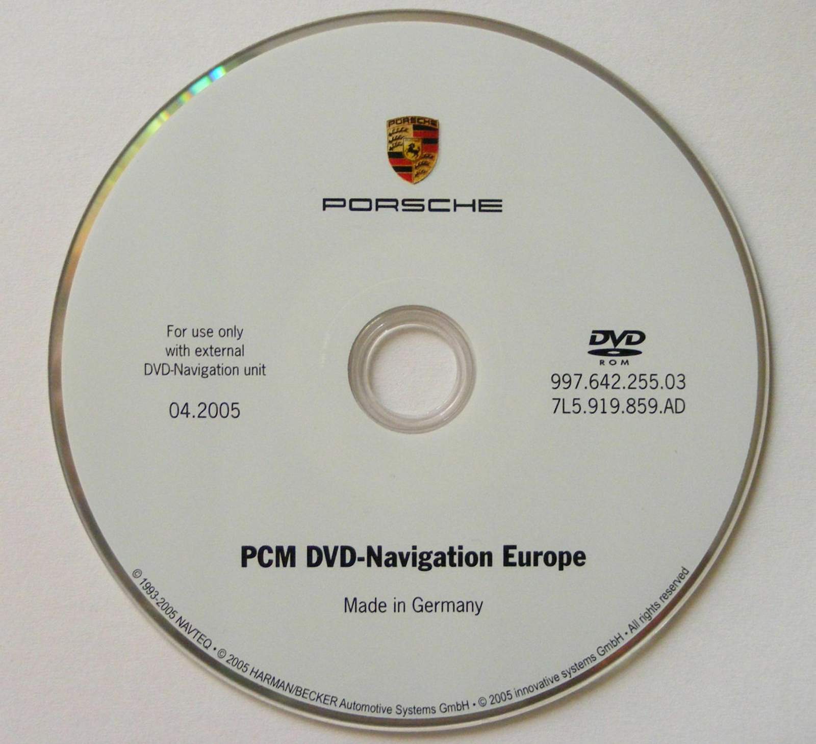 Original Porsche PCM Navi DVD Europa : Biete