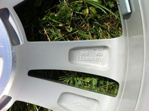 Original Satz Skoda Octavia RS Ronal 7,5x18 ET51 NEPTUNE : Biete