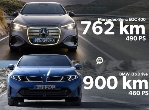 Mercedes-Benz C 400 vs. BMW i3 50 xDrive: Tausende Sterne und kleine ...