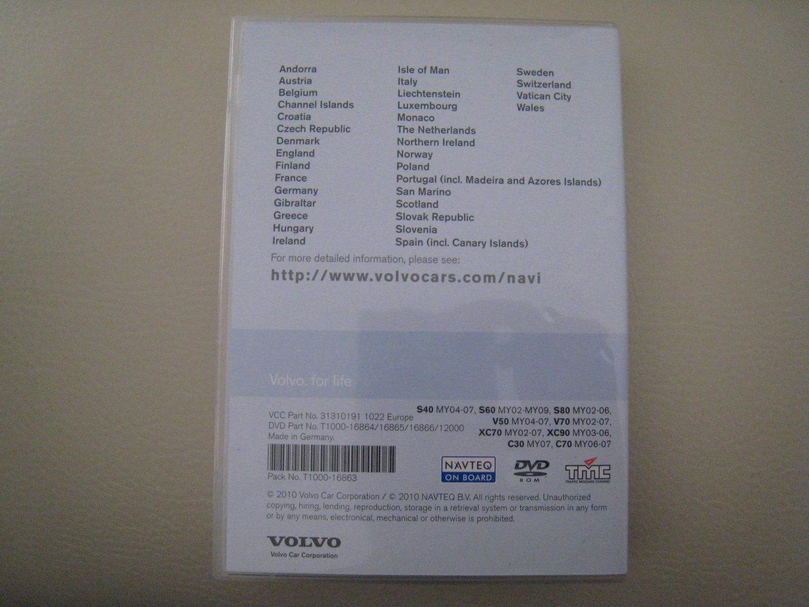 Volvo RTI Navi DVD ganz Europa Neu : Biete