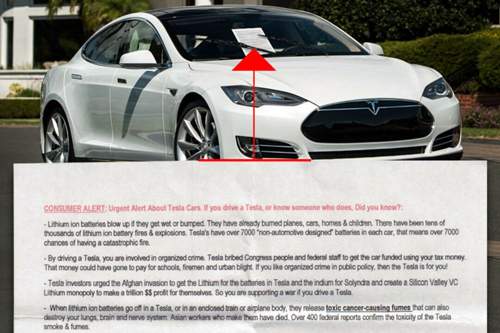 Verschwörungstheorien gegen Tesla