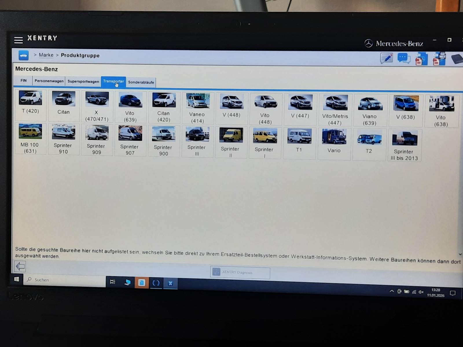 Xentry DAS WIS Diagnosegerät Laptop Mercedes Diagnose ODB vollwertiges ...